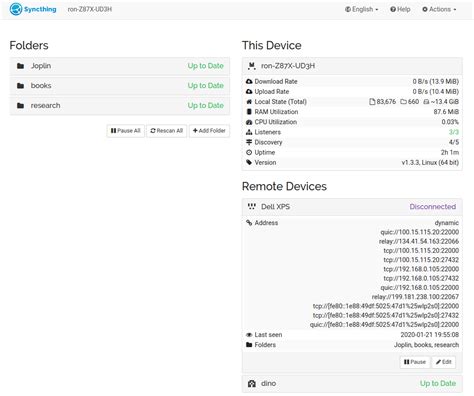 Syncthing On Laptop Does Not See Server Support Syncthing Community