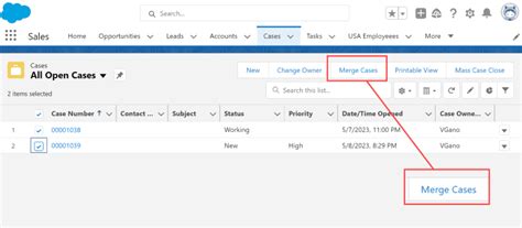 How To Merge Cases In Salesforce