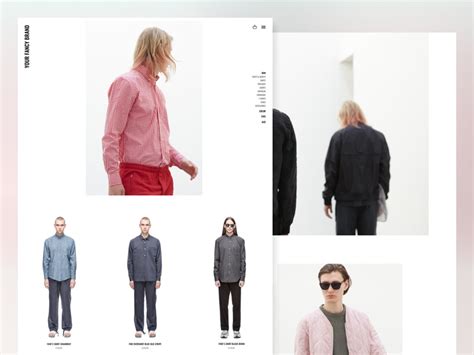 Fashion Ecommerce Layout Freebie Download Sketch Resource Sketch Repo