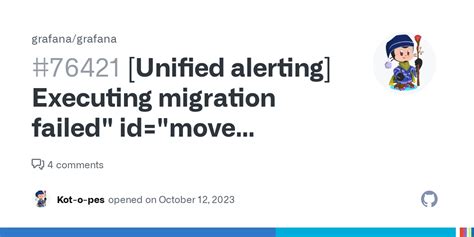 Unified Alerting Executing Migration Failed Id Move Dashboard Alerts To Unified Alerting
