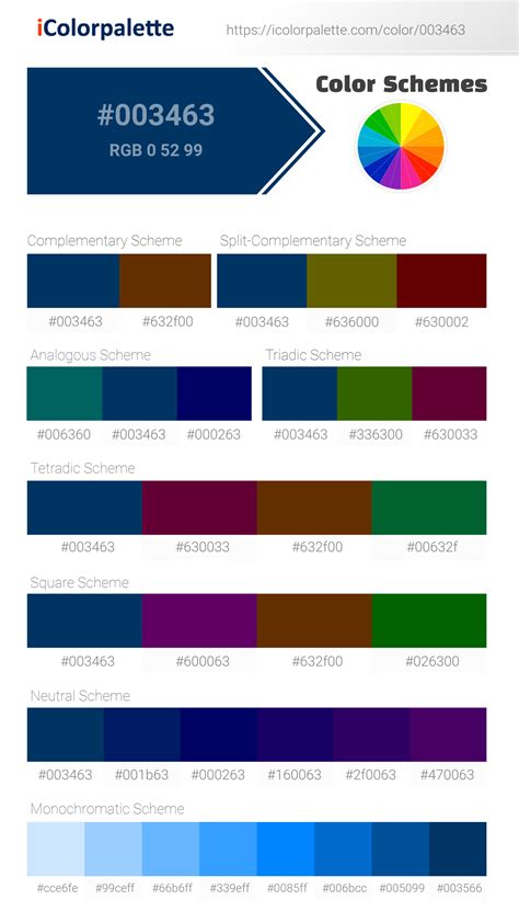 Prussian Blue Similar Color 003463 Color Conversion Cmyk Hsl