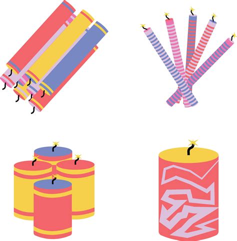 Firecracker Icon For New Year Festival Poster Element Vector