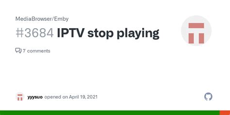 Iptv Stop Playing · Issue 3684 · Mediabrowseremby · Github