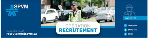 Opération Recrutement Service De Police De La Ville De Montréal Spvm