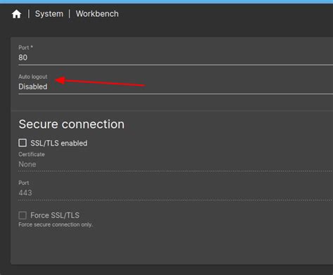 missing general settings tab and unable to create file system