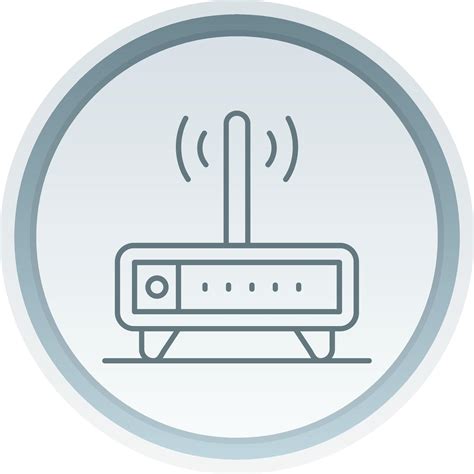 Modem Linear Button Icon 37836224 Vector Art At Vecteezy
