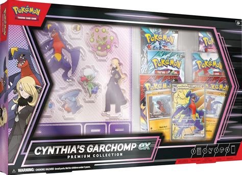 Pokemon Tcg Cynthias Garchomp Ex Premium Collection 6 Packs