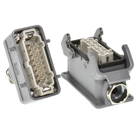 Harting Steckverbindung 16 Polig Schraubanschluß Svu1 21 Tovu21 B16 24503