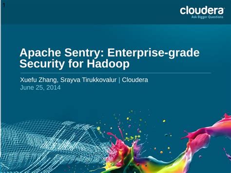 apache sentry for hadoop security pdf databases computer software
