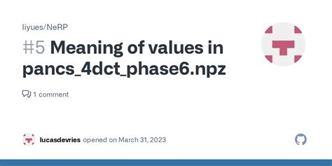 Meaning Of Values In Pancs Dct Phase Npz Issue Liyues Nerp Github
