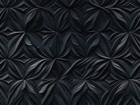 Premium Ai Image Dark Abstract Geometric Grid Pattern Seamless Background Created With