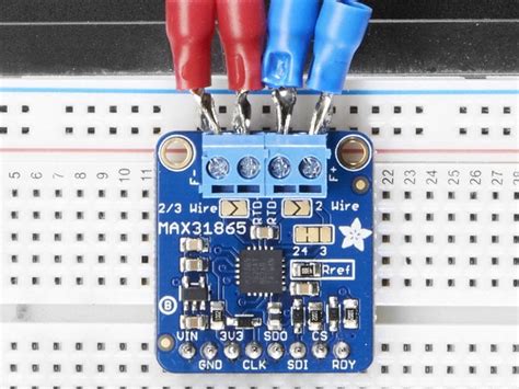 Adafruit Pt100 Rtd Temperature Sensor Amplifier Max31865 Id 3328