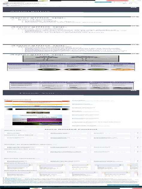 Aspergillus Species Ppt 2 Pdf Aspergillus Mycology