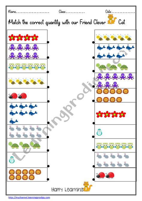 Maths Match The Numbers Learningprodigy