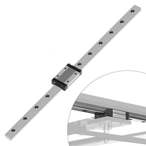 Twotrees Mgn12h 500mm Linear Rail Guide Linear Sliding Guideway With 1pcs Linear Bearing Sliding