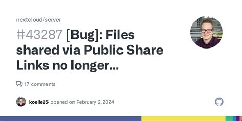 Bug Files Shared Via Public Share Links No Longer Accessible 401 · Issue 43287