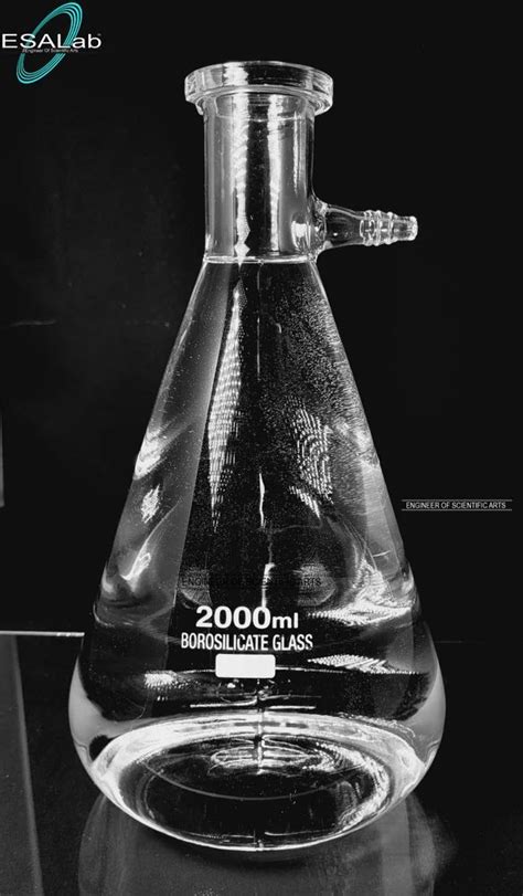 Borosilicate Glass Conical Filtration Flask 2000ml Buchner At ₹ 1200