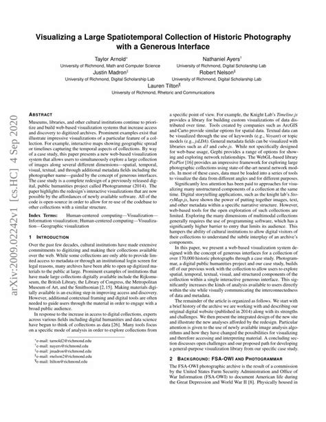 Pdf Visualizing A Large Spatiotemporal Collection Of Historic Dokumen Tips