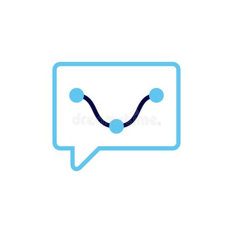 Icon Vector Concept Of Review Of Statistical Curves Illustrated With Comments And Line Chart