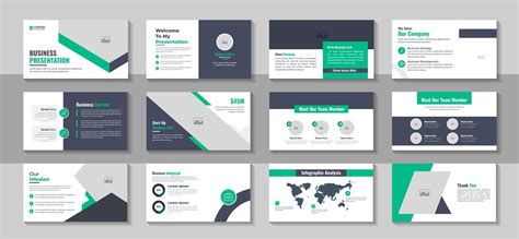 Premium Vector Creative Business Powerpoint Presentation Slides