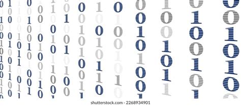 Technology Vector Binary Code Abstract Background Stock Vector Royalty