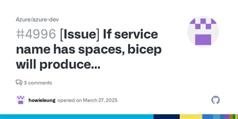 Issue If Service Name Has Spaces Bicep Will Produce Environment Variable Names With Space
