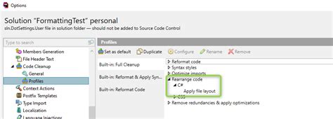 Prevent Resharper Removes The Existing Region While Doing File Formatting Stack Overflow
