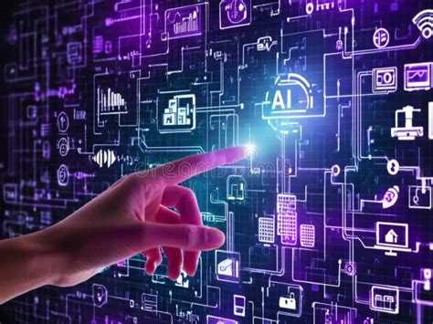 Computer Based Intelligence Man Made Consciousness Ai Stock Illustration Illustration Of Data