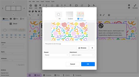 How To Set Background Of Blocks Bootstrap Containers Rows And Columns In Tinymce And Ckeditor
