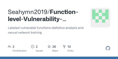 Function Level Vulnerability Datasetsrcmodelsdeepmodelpy At Master · Seahymn2019function
