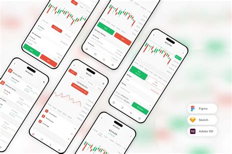 加密货币兑换和交易应用app Ui Kit Sketch Fig Xd 云瑞设计