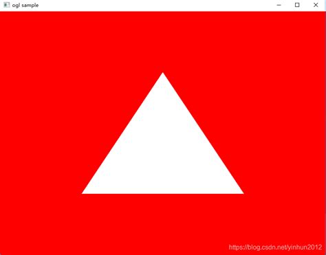Opengl：开篇和简单三角形绘制opengl Sample Csdn博客