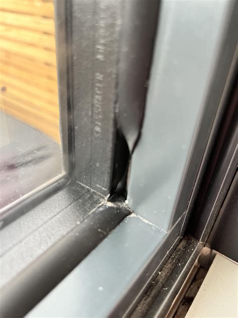 Window Seal “pushed In” Whilst Trying To Fit Blinds Any Ideas How I