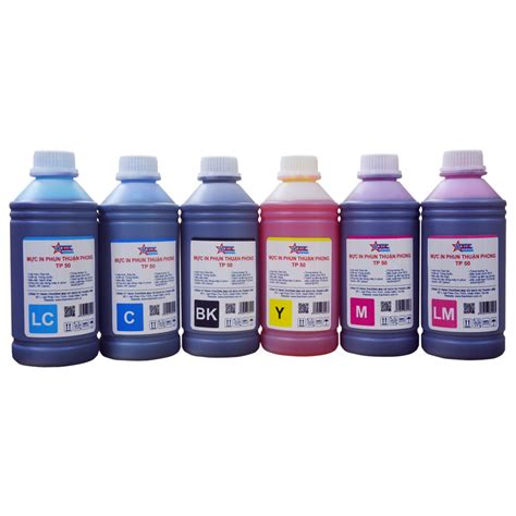 Bộ Màu Mực in phun Thuận Phong TP L dùng cho tất cả các dòng máy in phun Epson HP Canon
