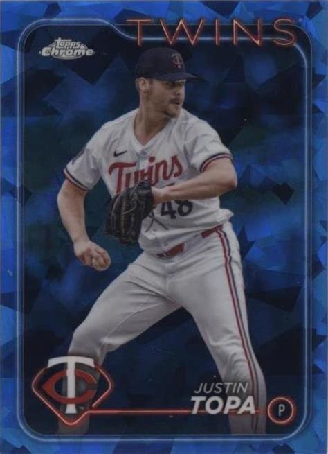 2024 Topps Chrome Update Series Sapphire Edition Justin Topa Uscs47 Rc For Sale Online Ebay