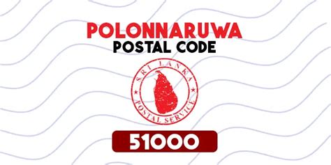 Polonnaruwa Postal Codes The Sri Lanka