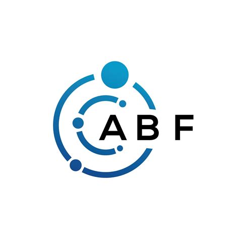 Abf Letter Logo Design On Black Background Abf Creative Initials