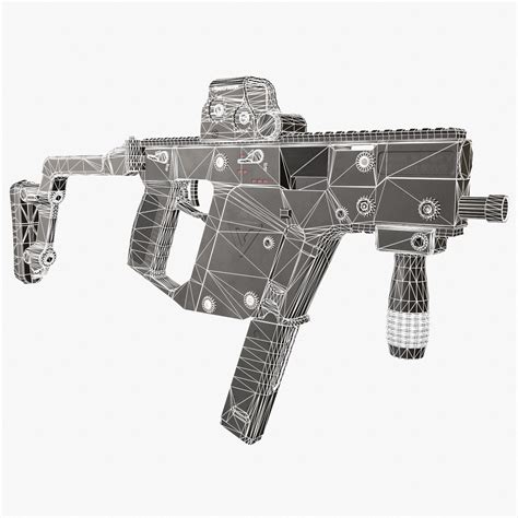 Kriss Vector Rifle Game Weapon 3d Model 39 3ds Fbx Unknown Max Obj Free3d