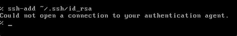 Fix Could Not Open A Connection To Your Authentication Agent
