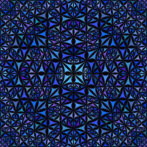 Blue Repeating Diagonal Mosaic Tile Pattern Background Vector Illustration Stock Vector