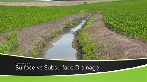 Surface Vs Subsurface Drainage YouTube