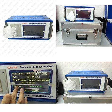 Sfra Power Transformer Winding Deformation Diagnosis Tester Sweep Frequency Response Analyzer