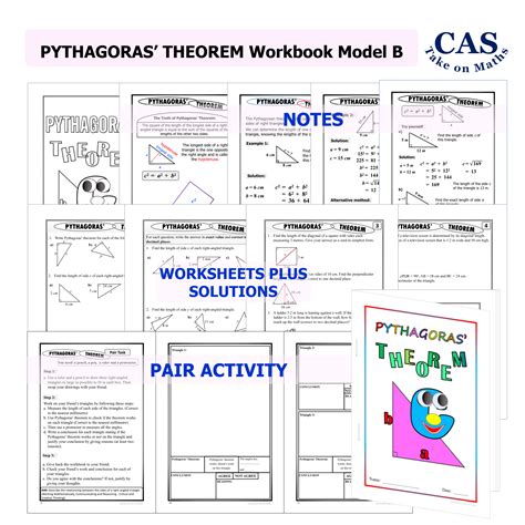 Introduction To Pythagoras Theorem Workbook And Activity Australian Teachers Marketplace