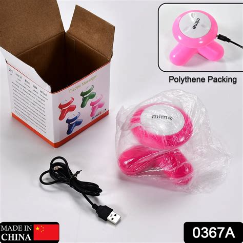 0367a Electric Mini Vibration Full Body Massager Multicolor Mimo Mas