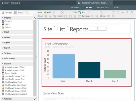 SmartForms Reporting Controls