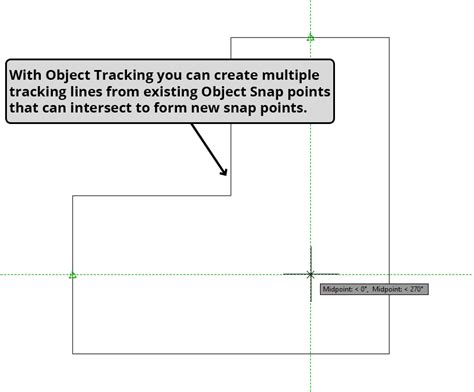 Object Snap Tracking Free Autocad Tutorial
