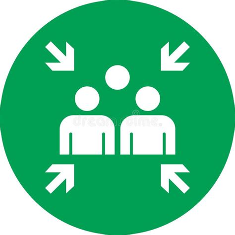 Emergency Evacuation Assembly Point Sign Assembly Point Icon Safety