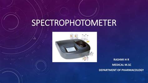 Single Beam Spectrophotometer Pdf