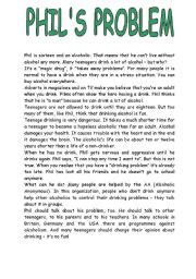 Phils Problem ESL worksheet by Krümel