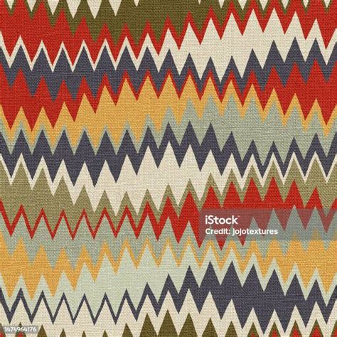 지그재그 패턴 민족 직물 그런 지 배경 Boho 스타일 패턴 3d 그림으로 깔개 매끄러운 질감 0명에 대한 스톡 사진 및 기타 이미지 Istock